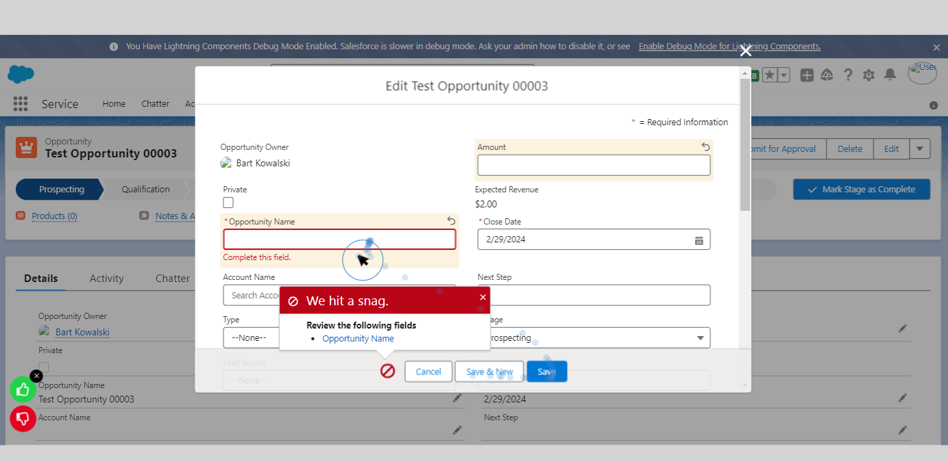 Error Monitoring For Salesforce Cloud Configure